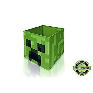 Minecraft Creeper Storage Cube Organizer Storage Cube | Creeper from Cubbies Storage Cubes | Organization Cubes | 10-Inch Square Bin