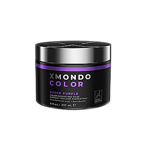 XMONDO Semi Permanent Purple Hair Color with Hyaluronic Acid, Vegetable Proteins, and Bond Boosting - 8oz