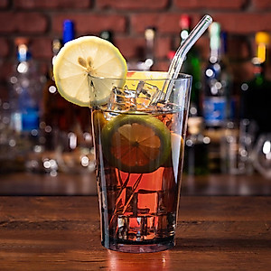 JGIRL Unbreakable Plastic Drinking Glasses, Set of 6, Shatterproof Drinking Cups, Plastic glass cup,16 oz plastic Tumbler Cups,Dishwasher Safe (Grey)