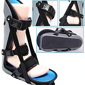 XMJESS Foot Night Splint Adjustable Foot Protectors Guard Foot Brace Support for Plantar Fasciitis. Achilles Tendonitis (Medium)