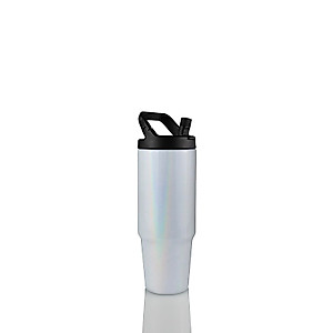 Hogg 30oz Sublimatable Clipmate Hydro Bottle Case (24 Pack) DIY, Customizable, Add Logo, Vinyl, Alcohol Ink, or Glitter & Epoxy To Any Cup. Bulk/Wholesale Sublimation Tumblers (Holographic)