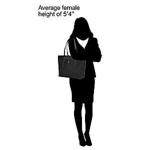 Travelpro Crew Executive Choice 3 Women's Tote Shoulder Bag, Jet Black