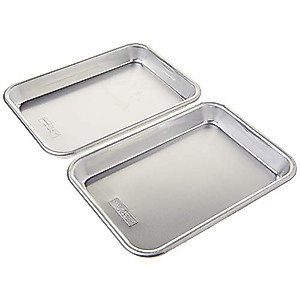 Nordic Ware Burger Serving Trays-2 Piece Set, Aluminum