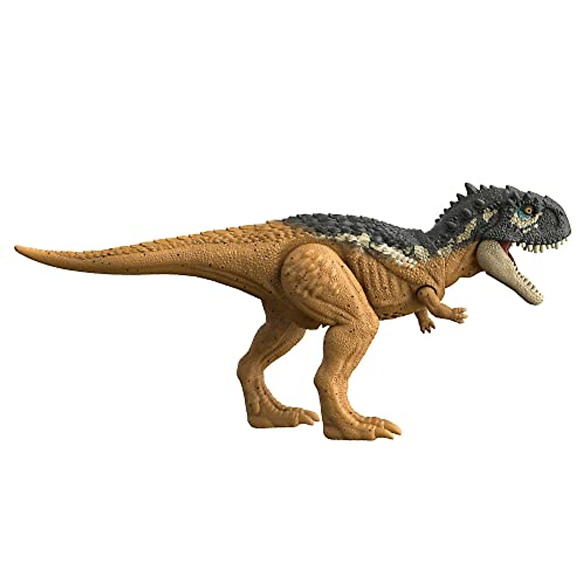 Mattel Jurassic World Dominion Roar Strikers Dinosaur Action Figure with Roaring Sound & Attack Action, Skorpiovenator Dino Toy Includes Digital Play