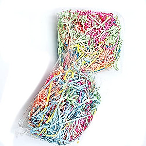 GILYGI Bird Chewing Toy Set, Taco Shaped Bamboo Weaving Toy with 2 Packs of Colorful Shred Paper Replacement, Hanging Fragging Shredder Toys for Parakeet, Cockatiel, Caique, Budgies, Quaker