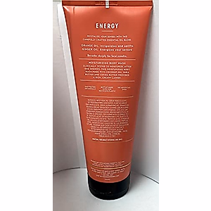 Bath & Body Works Aromatherapy Energy Orange Ginger Moisturizing Body Wash 10 fl oz / 296 mL