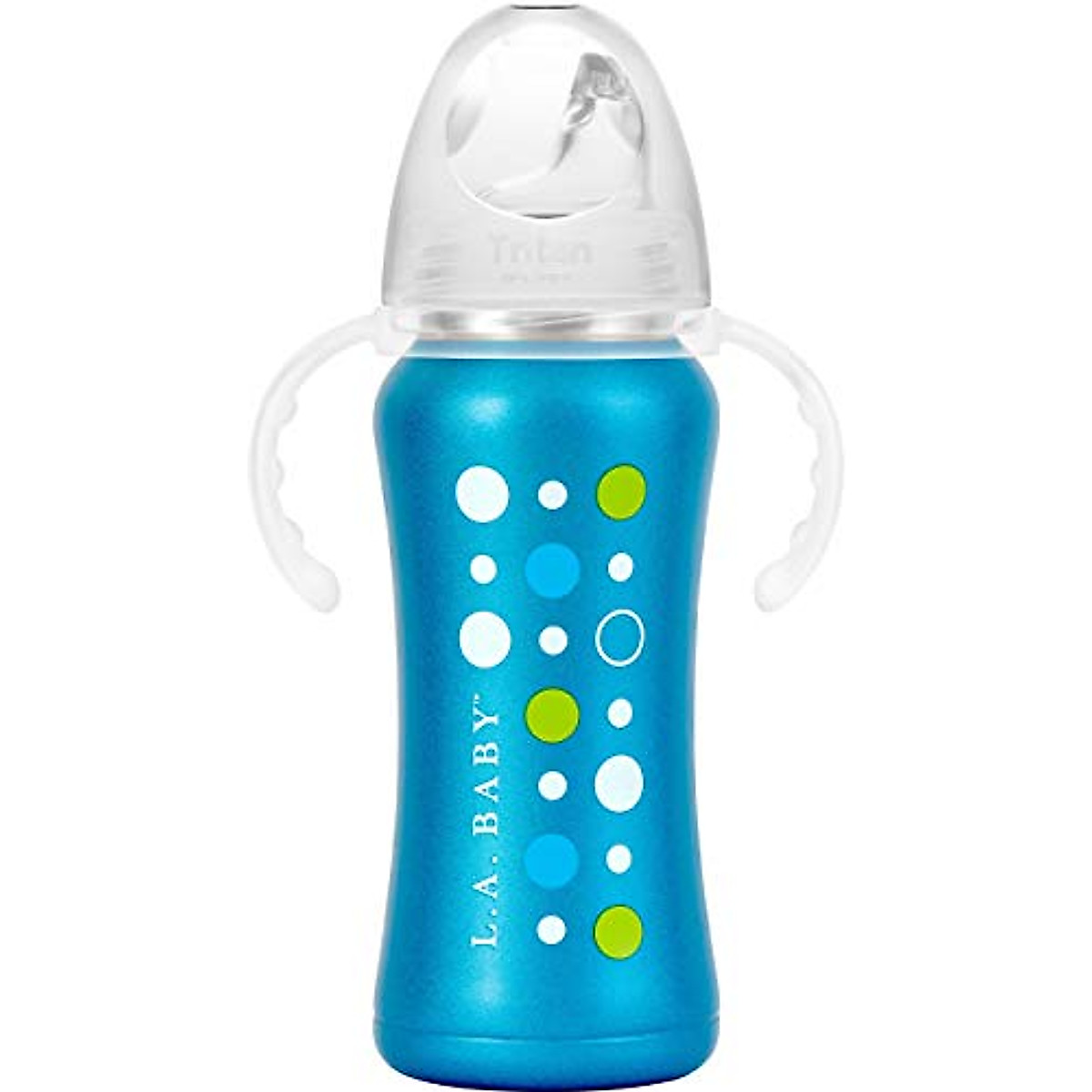 Ultimate Stainless Steel Sippy Cup | 9oz Insulated Sippy Cup for Toddlers Insulates 10+ Hours | Leak-free, Non-toxic Medical Grade Silicone and Stainless Steel Sippy Cup for Baby - Blue