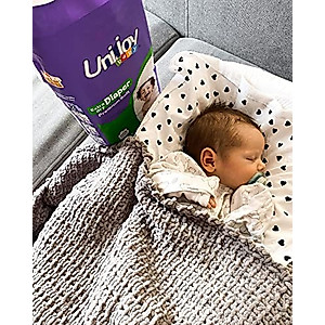 Unijoy Premium Soft Disposable Newborn Babies Diapers to Toddler Sizes | 100% Leak-Proof Skin Protection Diapers | Hypoallergenic & Gentle | Box of 5-104 pcs (Packaging May Vary)