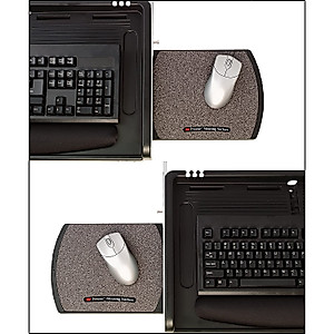 3M KD45 Underdesk Keyboard Drawer,Gel Rest,16-1/2-Inch L,21-Inch 12-3/4-Inch,BK