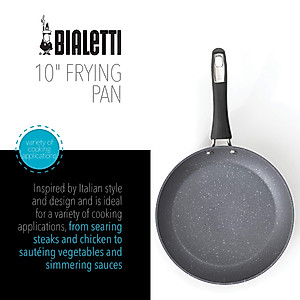 Bialetti Nonstick Impact, 10 in. Saute Pan, Gray