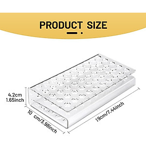 Desk Organizer Stand Holder for Lab use 510 carts Stand Organizer for 0.5ml 1ml Tank Stands & Shelves(19cm x 10cm x 4cm) (19cm x 10cm x 4cm)