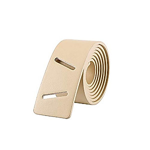 Ayliss Women Fashion Leather Belt for Jeans Jumpsuit Coat Dress Belt Faux Leather Waistband Tie Knot Waist Belt (Beige)