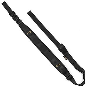 CVLIFE Two Point Sling Upgrade Wide Pad for Enhanced Comfort Removable Shoulder Strap Design Quick Length Adjustment Gun Sling Features 1.25" Wide Tube Webbing and Fast Loop Rifle Sling for Outdoor