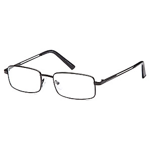 GAMMA RAY OPTICS Reading Glasses 3X Stainless Flex Readers - 1.75x