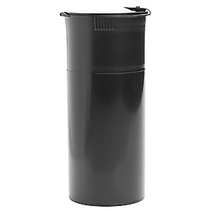 ShredTainer Pop Top Storage Container w/Built-In Grinder - Child Resistant (Black)