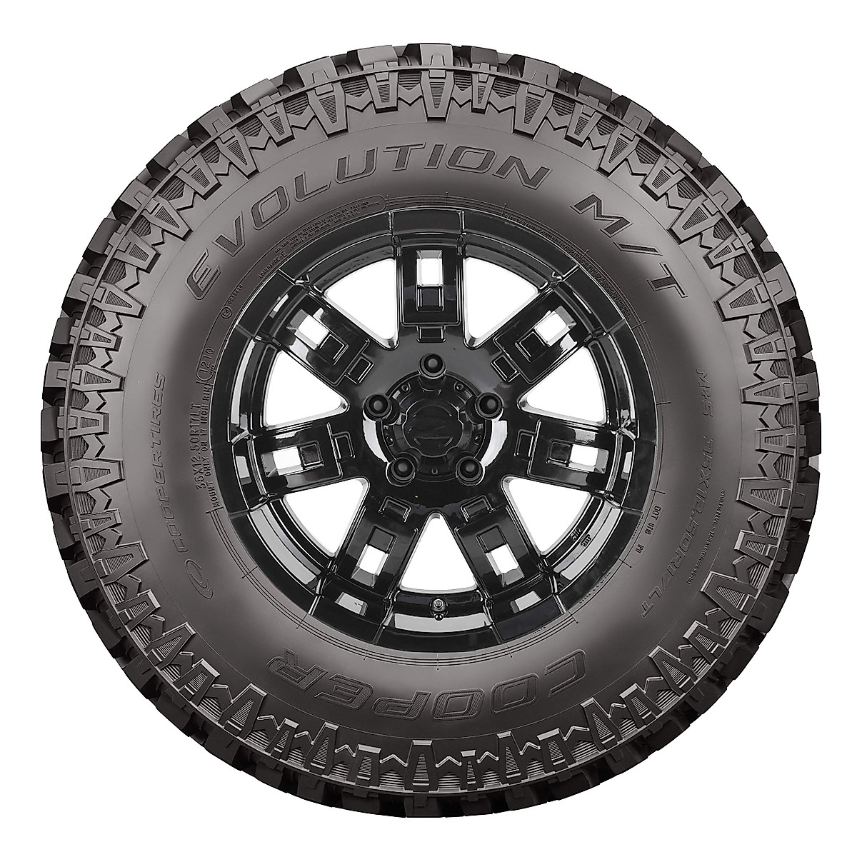 Cooper Evolution M/T All-Terrain Tire, 33X12.50R15LT 108Q, Set of 1