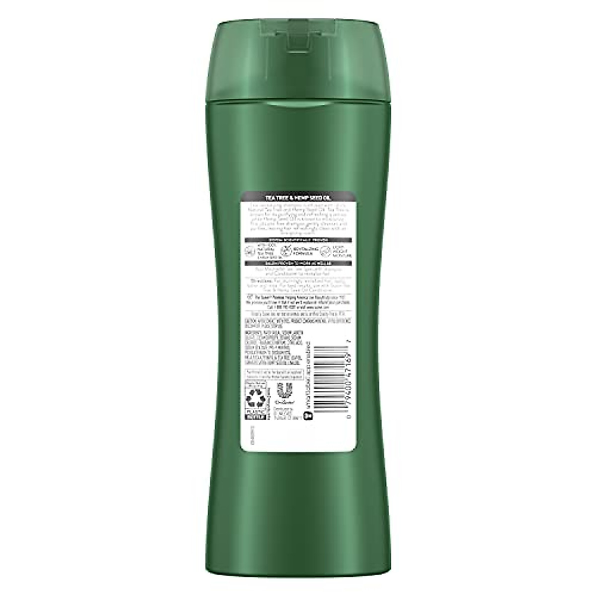 Suave Clarifying Shampoo for Oily Hair Tea Tree Hemp Seed Oil Paraben Free 12.6 oz