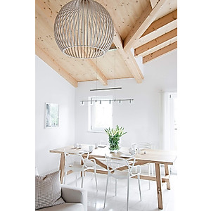 2xhome Set of 4 White Stackable Contemporary Modern Designer Plastic Chairs with Arms Open Back Armchairs for Kitchen Dining Chair Outdoor Patio Bedroom Accent Patio Balcony Office Work Garden Home