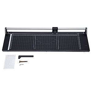 Manual Heavy Duty 36 Inch Rolling Cutter Precision Rotary Paper Trimmer for Photo Paper, Film, Art Paper Jam, Office Paper, Thin Plastic Soft Board, PVC,Cutting Table,Professional Rolling Trimmer