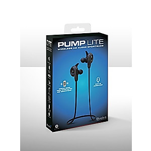 BlueAnt - Pump Lite HD Wireless Sportsbuds, IP54 Sweat-Proof, Siri and Google Integration (Black)