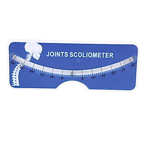 PASNMKvn Scoliosis Testing Meter Metal Spine Scoliometer Measuring Tool For Hospital 0‑30° Testing Protractors