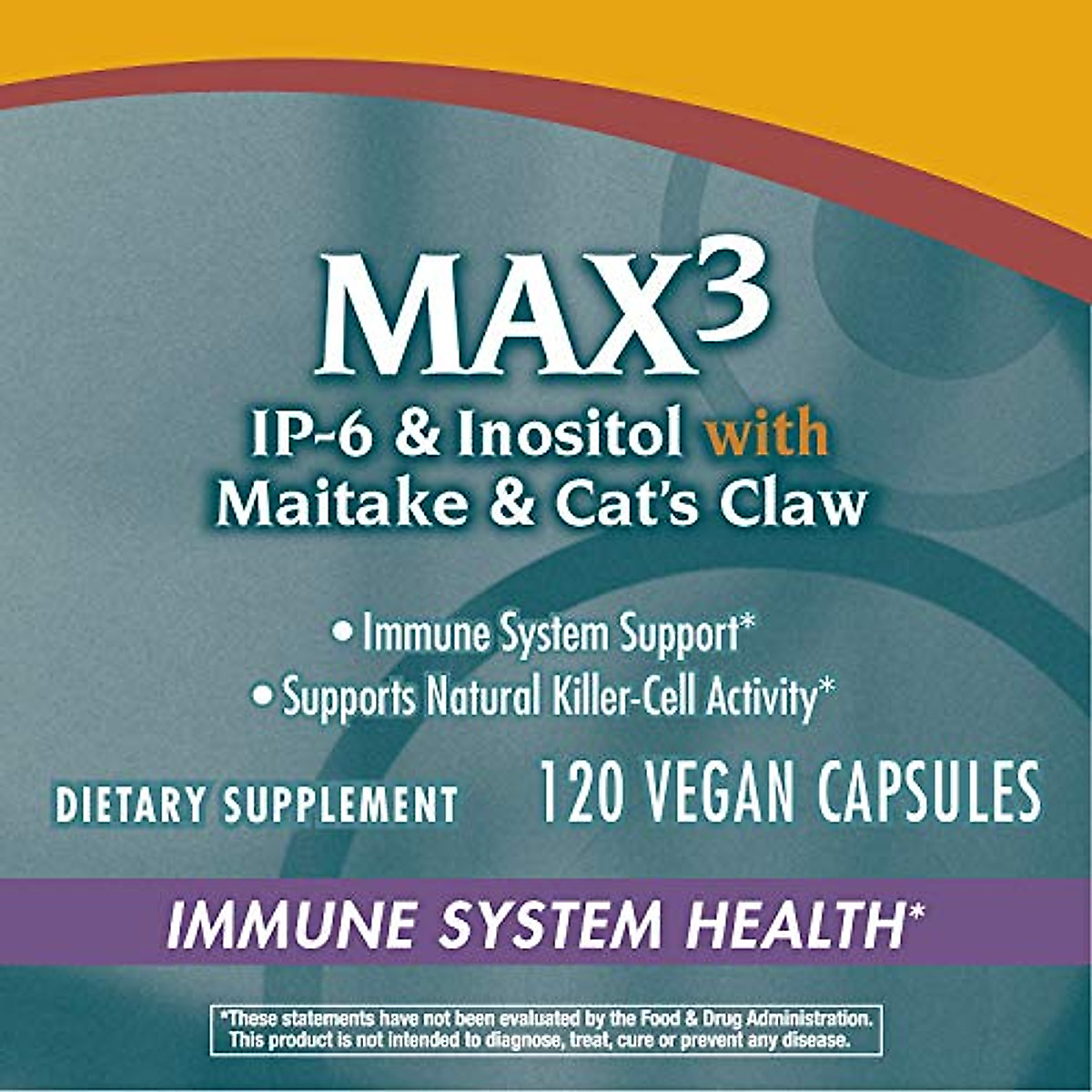 Nature's Way Cell Forté MAX3 IP-6 & Inositol w/Maitake & Cat's Claw, 120 VCaps