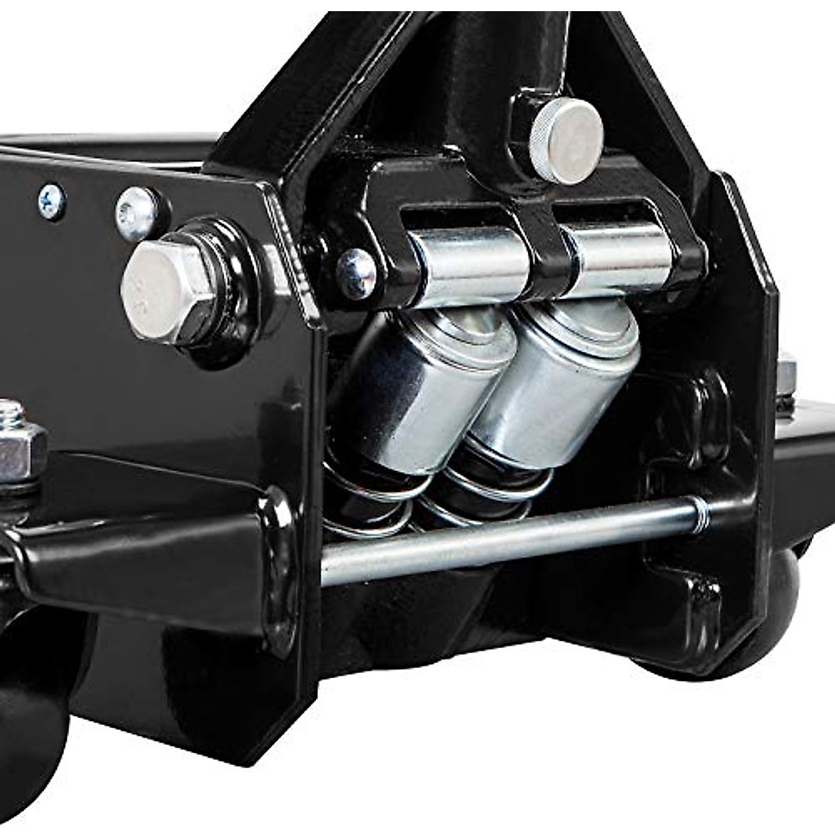 Torin AT84007NB Hydraulic Low Profile Service/Floor Jack with Dual Piston Quick Lift Pump, 4 Ton (8,000 lb) Capacity, Black