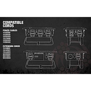 Southwire 019703R02 6506UGSX 50A Temp PWR X-TREME Box 6-Straight Blade SLED Base, 1 Pack, Yellow