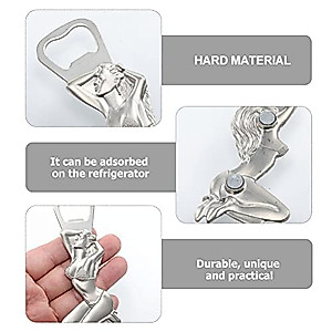 Cabilock Fridge Magnet Decoration Decorative Women Magnetic Bottle Opener Creative Fridge Magnet Beer Opener