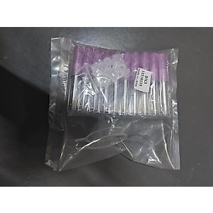 Doublelife 20Pcs 1.3ML Purple Empty Tubes Lip Gloss Balm Cosmetic Mini Containers DIY Bottles