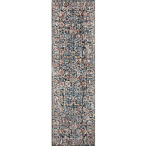 Loloi II Cassandra Collection CSN-05 Blue/Multi, Traditional 2'-6" x 4'-0" Accent Rug