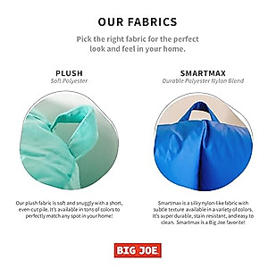 Big Joe Classic Bean Bag Chair, Spicy Lime Smartmax, Durable Polyester Nylon Blend, 2 feet Round