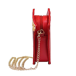 LUI SUI Girls Cupcake Crossbody Handbag Popcorn Hamburger Purse Small Purse Women Cellphone Shoulder Bag (Popcorn)