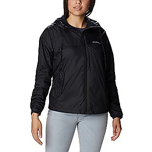 Columbia Women's Flash Challenger Lined Windbreaker, Black, Small