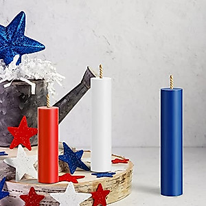 July 4th Patriotic Tiered Tray Decor Patriotic Rustic Firework Decor Memorial Day Wood Signs Fourth of July Centerpieces Independence Day Wooden Table Decoration for Home Tables (Cute Style)
