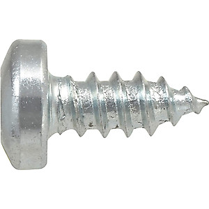 HOMEPAK 42173 Pan-Head Square Drive Sheet Metal Screws, Zinc