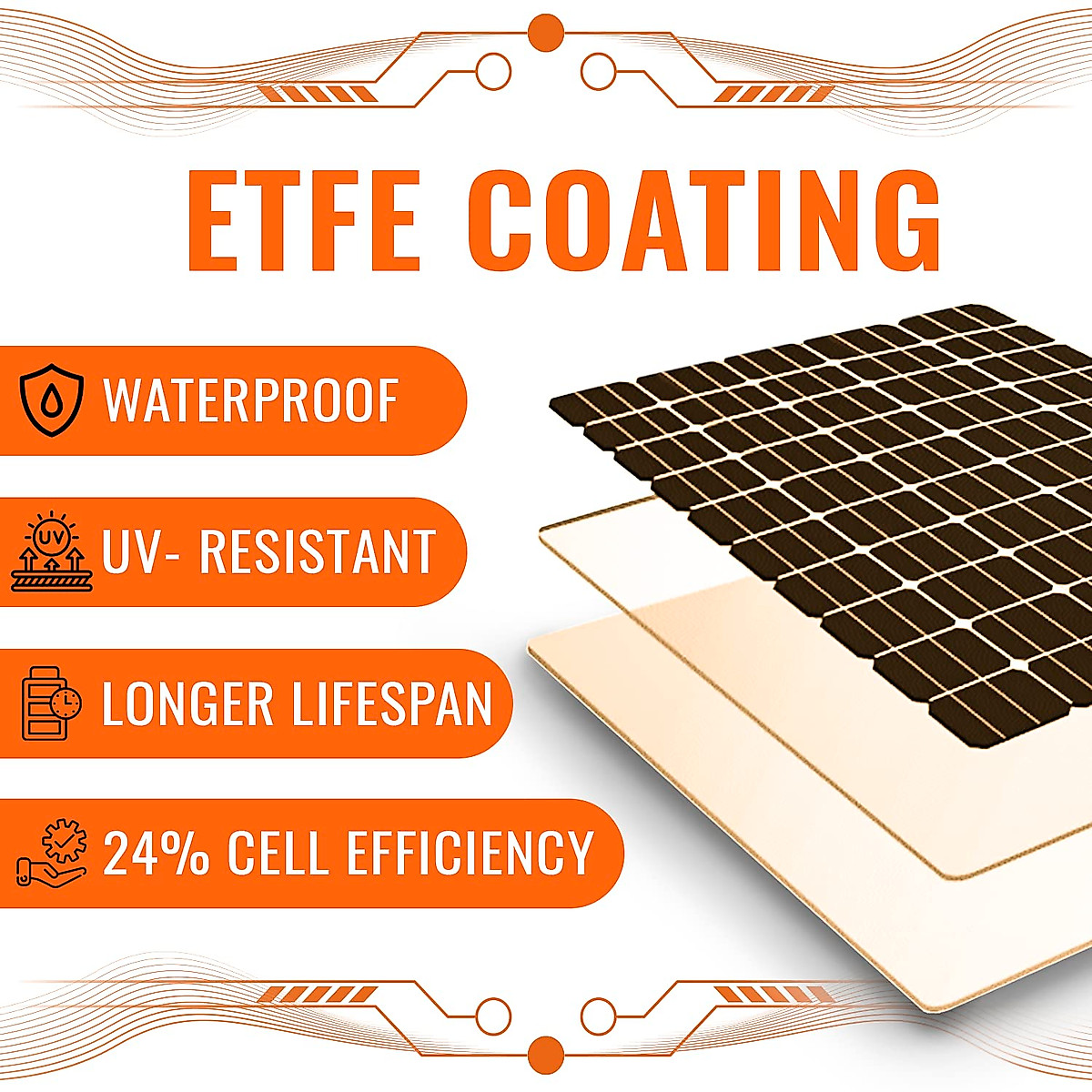 Portable Solar Panel - Foldable 120W Solar Panel with Adjustable Kickstands for Power Station, Camping, RV, Lightweight Solar Briefcase Design for Travel Trailers, RV Batteries, and USB Devices