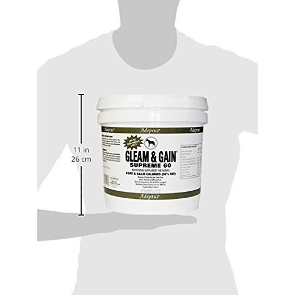 Adeptus Nutrition Gleam and Gain Original 41 EQ Joint Supplements, 10 lb./10 x 10 x 10