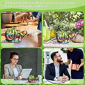 KEEP HOTTER Turtle Planter，Penis Planter，Turtle Planters for Outdoor Plants，Funny Planter，Penis Decor for Succulent Plants，Plant Pots for Fun Planting Experience for Home Office Desk Mini Ornament