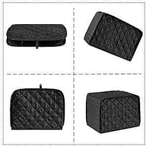 2 Slice Toaster Appliance Cover,Quilted Toaster Cover Bread Maker Cover,Kitchen Small Appliance Covers,Universal Size Microwave Toaster Oven Cover,Dustproof Cover for Most Standard 2 Slice Toasters