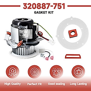 320887-751 Gasket Kit Replacement for Carrier Draft Inducer Motor Gasket Kit