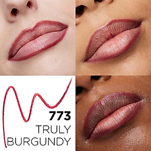 L’Oréal Paris Colour Riche Lip Liner Pencil, Creamy Lip Liner with Omega 3 and Vitamin E, 773 Truly Burgundy (Cool Toned Burgundy)