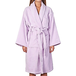 Alpine Swiss Blair Womens Cotton Terry Cloth Bathrobe Shawl Collar Velour Spa Robe LIL LXL