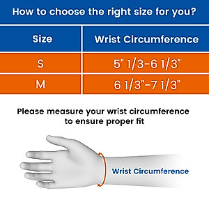 Willcom Ventilated Thumb Brace for Arthritis Pain Relief, Without Limiting Hand Function, Spica Splint for Tendonitis, Trigger Finger for Men Women(Medium,6.3-7.3 inch)