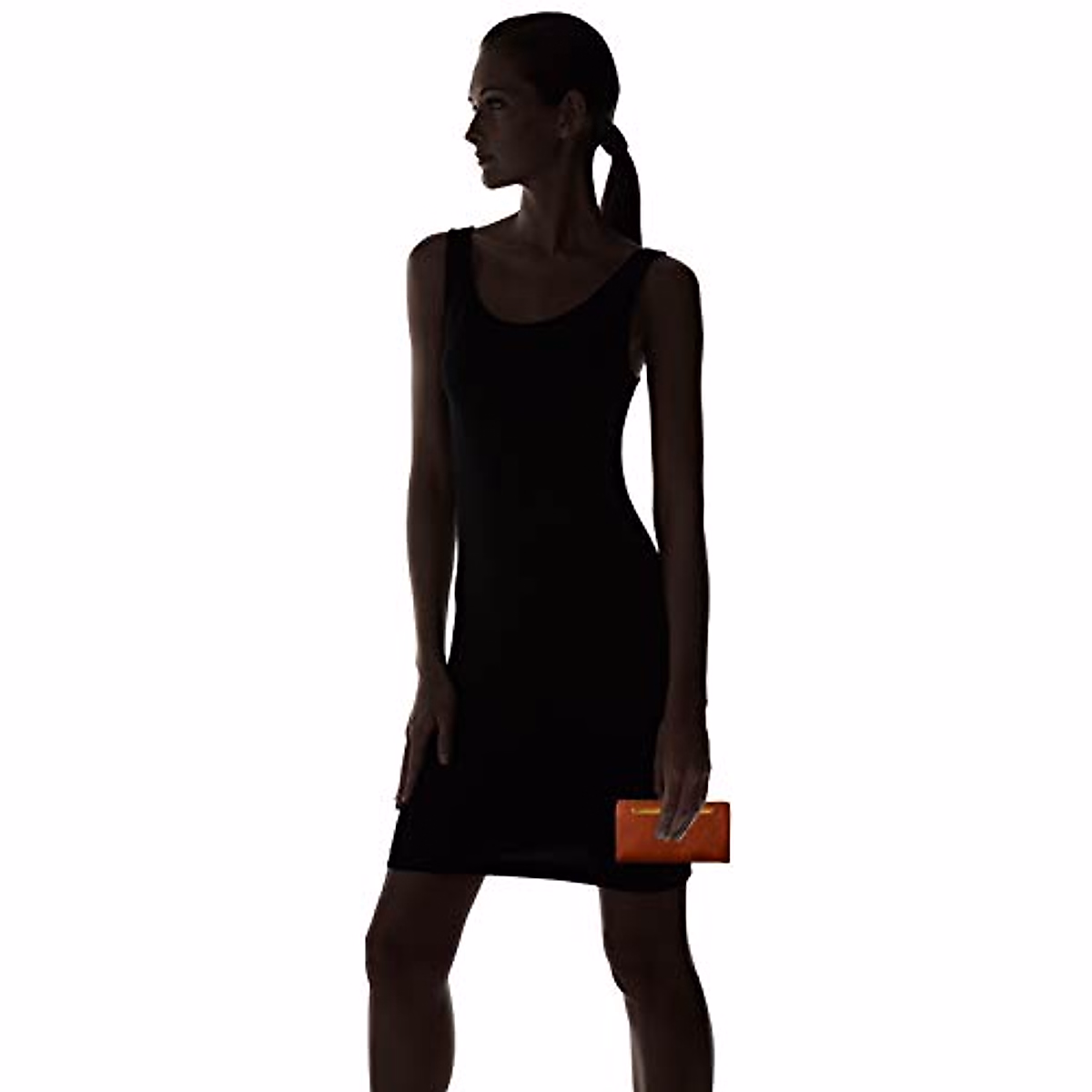 Fossil Women's Liza Leather Wallet Slim Minimalist Bifold, Brown (Model: SL7891200)