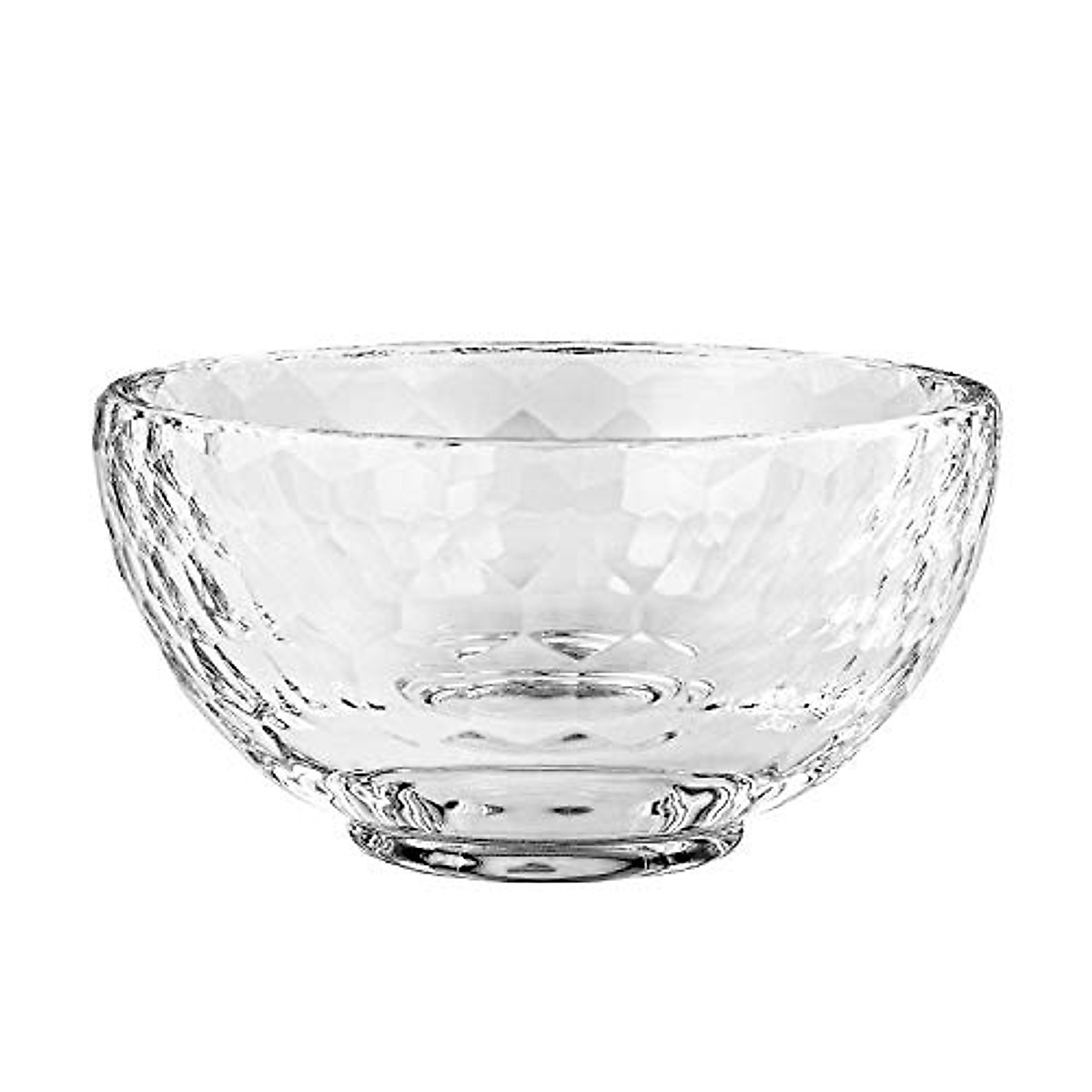 Amlong Crystal Clear Faceted Crystal Mini Bowl 3 Inch