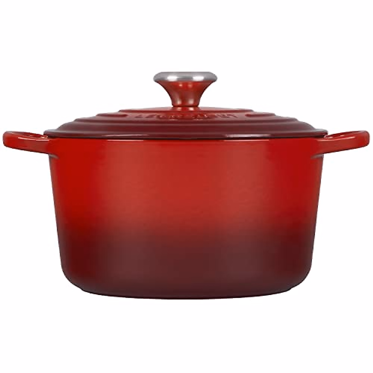 Le Creuset Enameled Cast Iron Signature Deep Round Oven, 5.25qt., Cerise