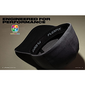 Custom Flex Fit Hat - Add Your Own Text Embroidered - Fitted Hat (L/XL, Black)