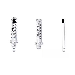 Disposable 0.3 & 0.5ml Empty Ampoule Nozzle -Non Invasive- Disposable Accessories Parts - without Hydrating Hyaluronic Acid Filler (10pcs 0.3ml Empty Ampoule Nozzle + 1 pc Adapter)