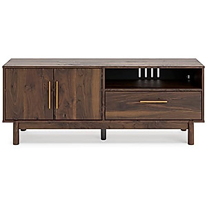 Signature Design by Ashley Calverson Rustic Medium TV Stand Fits TVs up to 63", Brown
